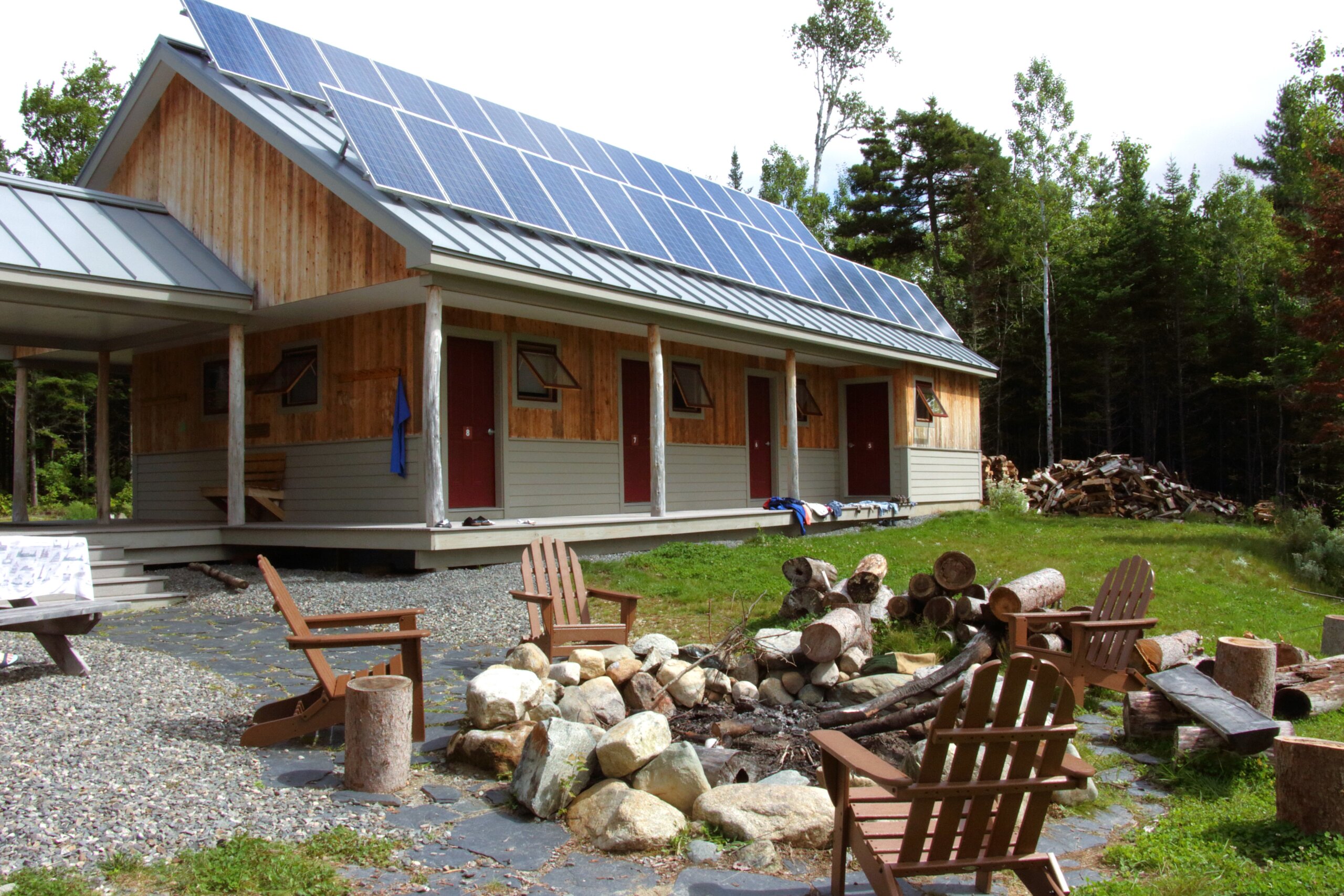 Grand Falls Hut ~ Maine Huts & Trails