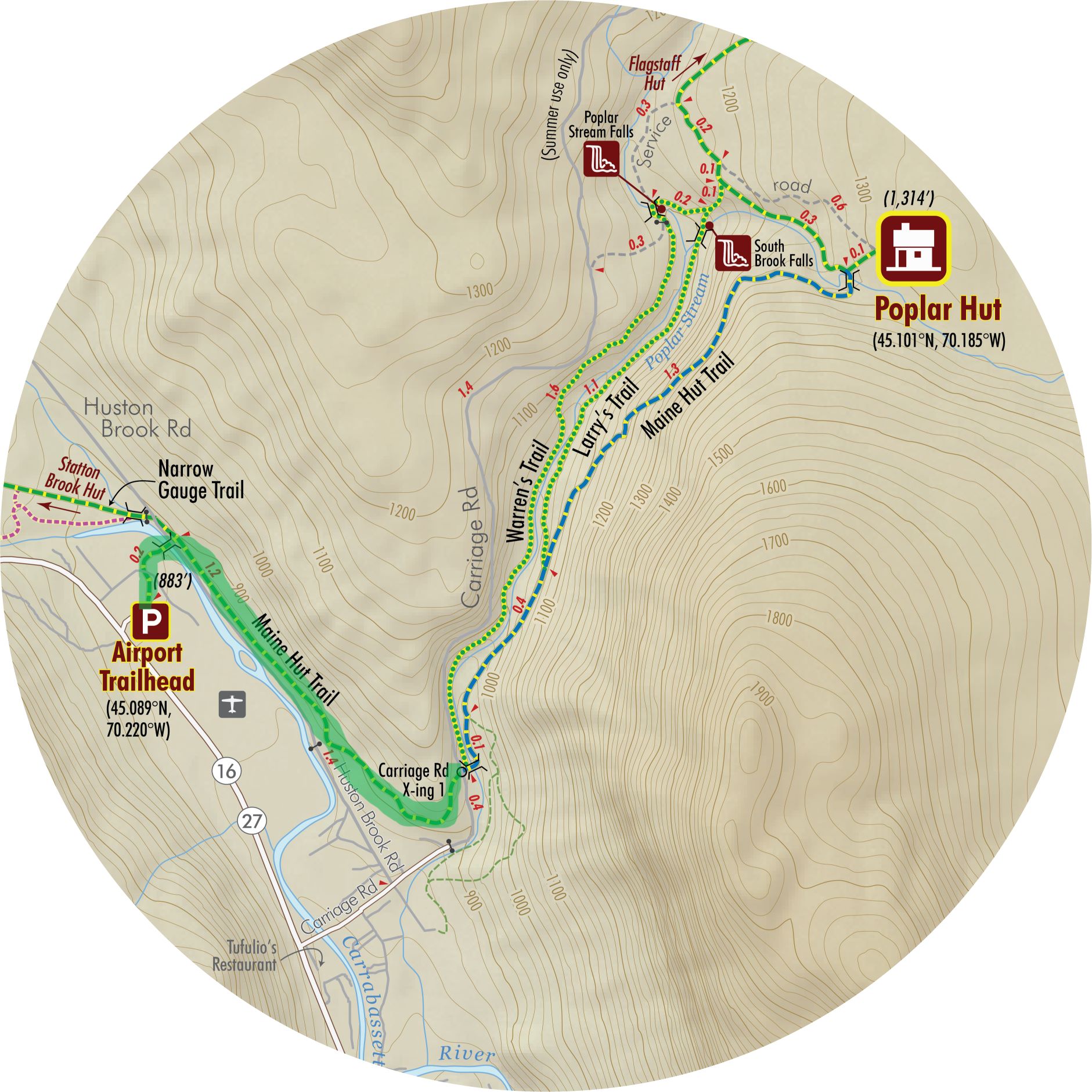 Airport Trail (Maine Hut Trail) ~ Maine Huts & Trails