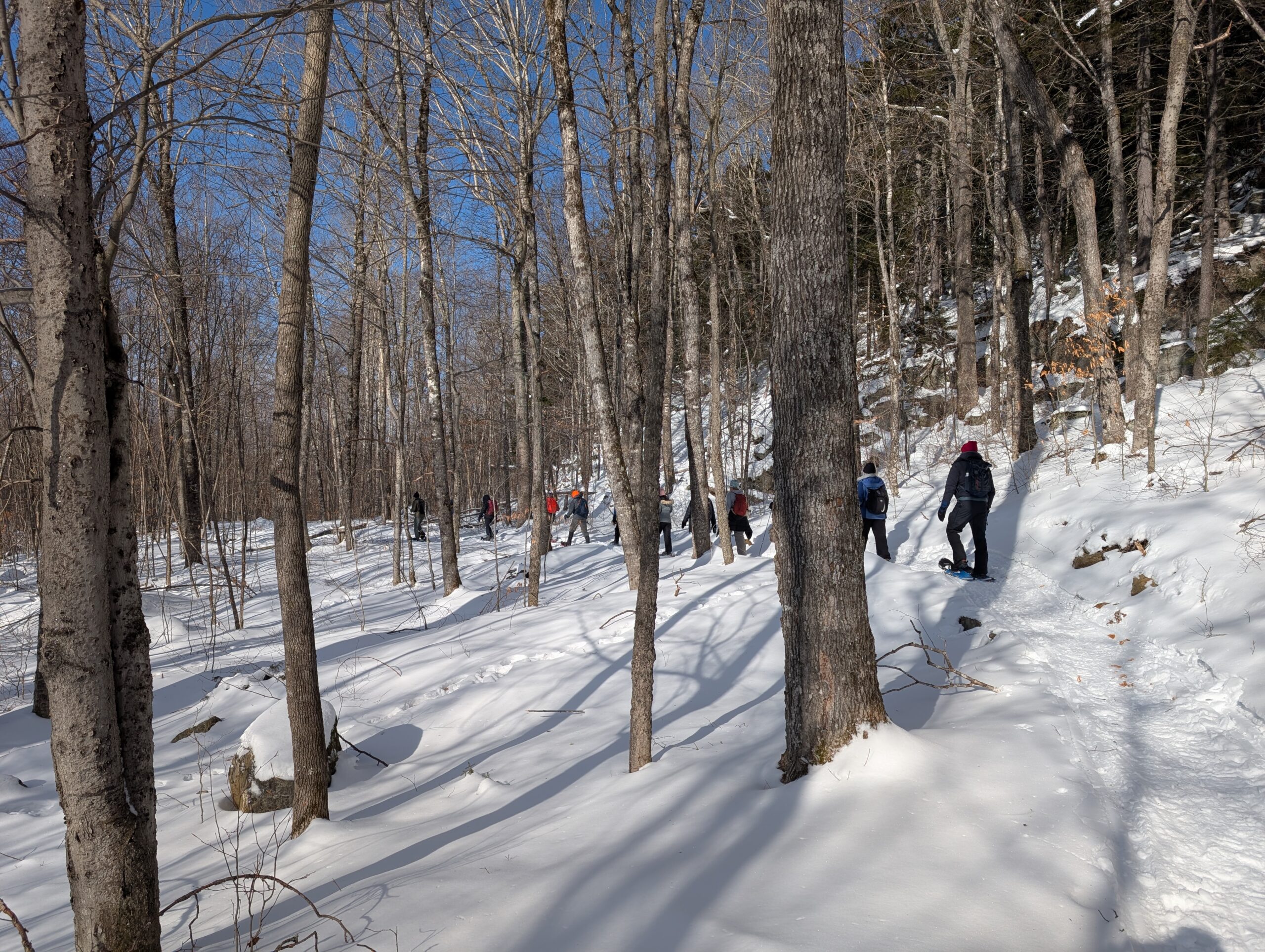 Snowshoe to Stratton Brook Hut ~ Maine Huts & Trails